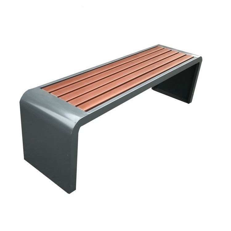 Stainless Steel Park Chair Outdoor Bench Plastic Wood Bench Long Seat ...