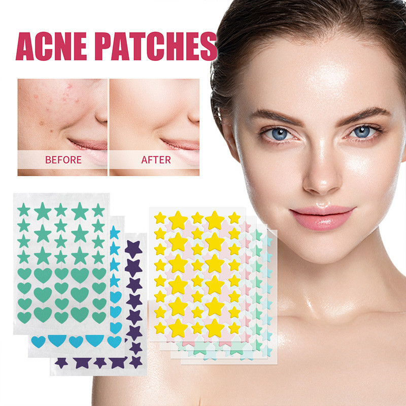 Candy Color Pimple Patches Multiple Acne Star Patches Thin Light Acne ...