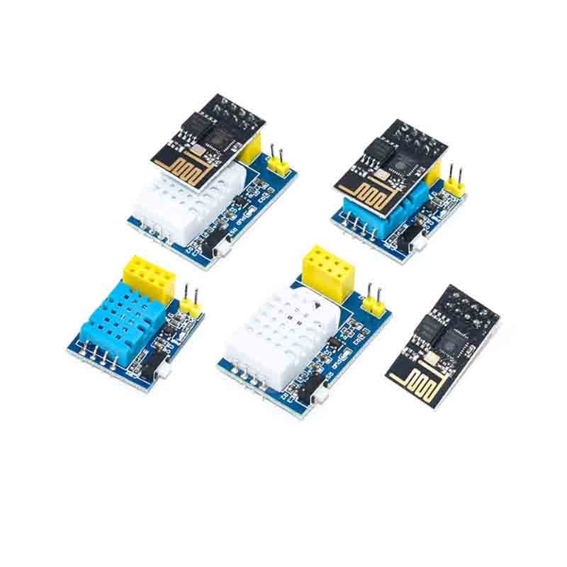 ESP8266 ESP-01S interface AM2302 DHT22 temperature and humidity sensor ...