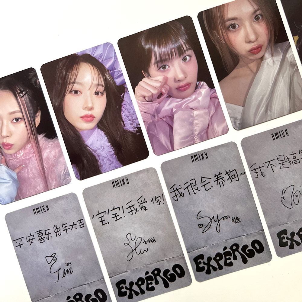 6pcs NMIXX Photocards Expergo Album Fe3O4: BREAK DASH Lomo Cards LILY ...