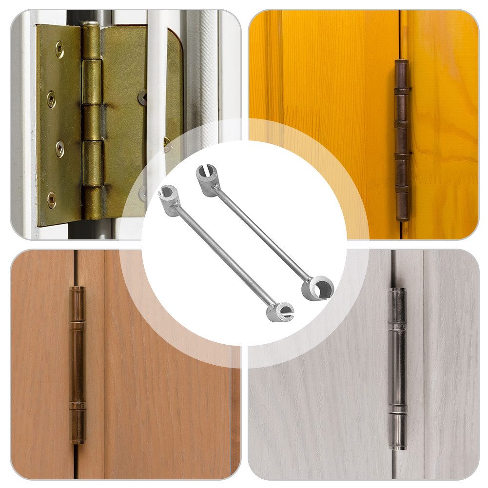 Door Hinge Repair Tool With Dual Head Portable Sturdy Pratical Spanner For Hinge Gaps | Shopee ...