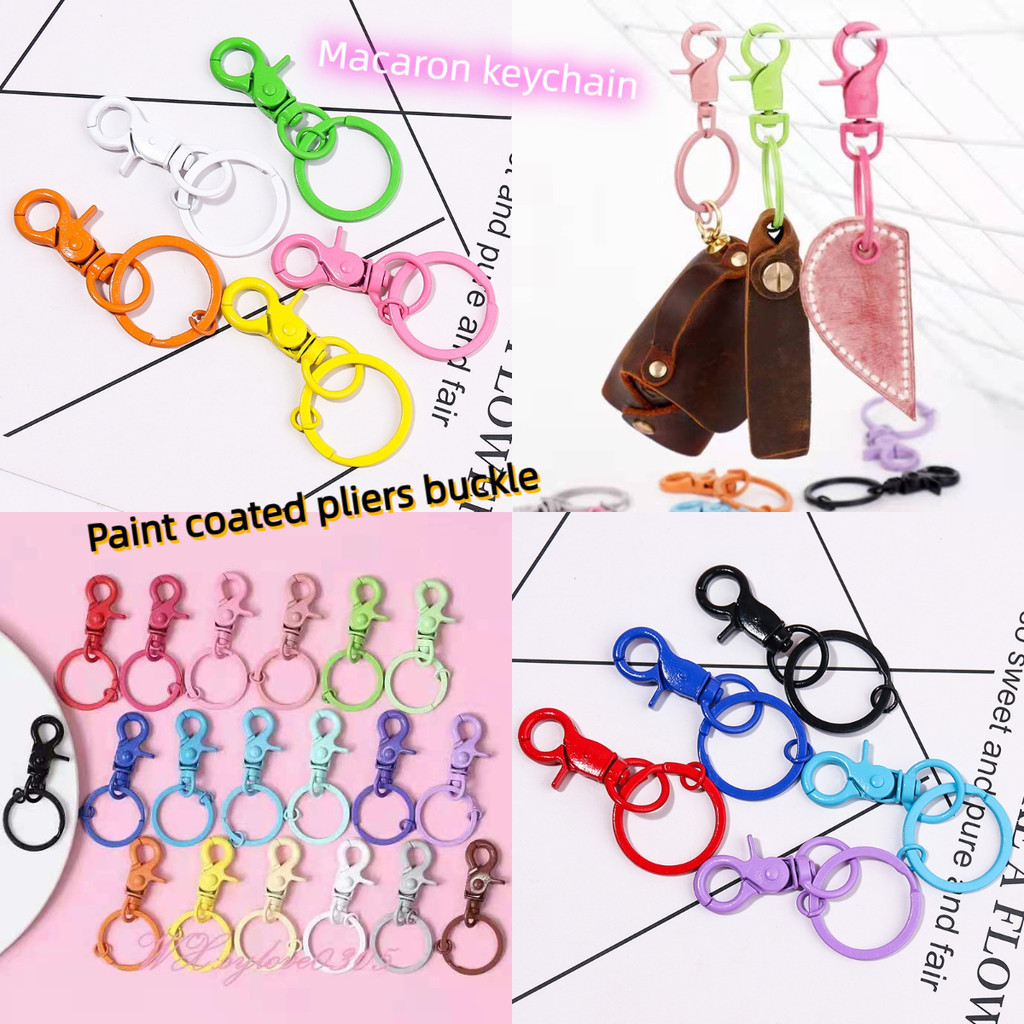 Colored Metal Baking Paint Circular Clamp Buckle Lobster Buckle ...