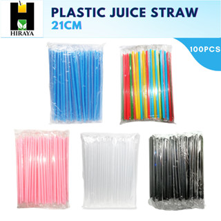 Thin Straw Individual Wrapped (100 pcs/ pack)/ Assorted Juice Straw ...