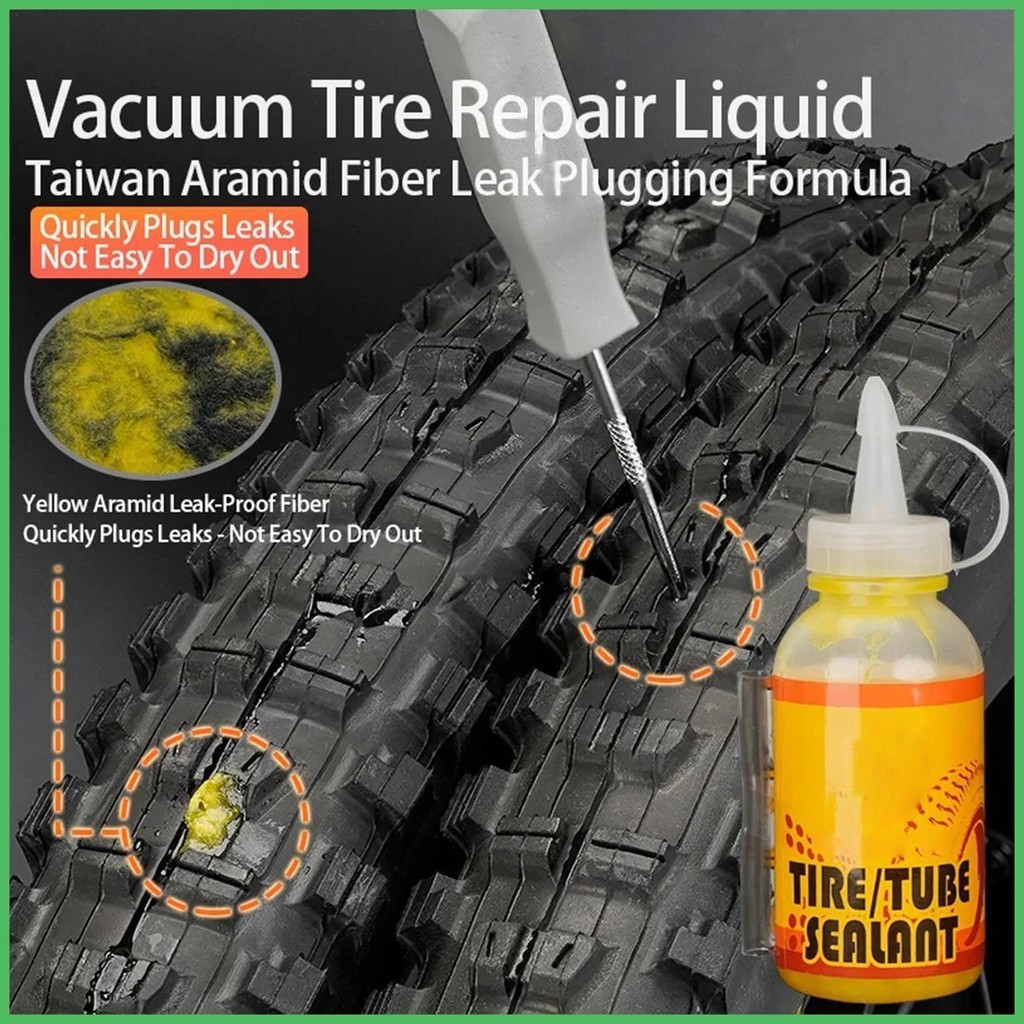 Tire Repair Liquid 100g Liquid Inner Tube Self-Repairing Sealant Non ...