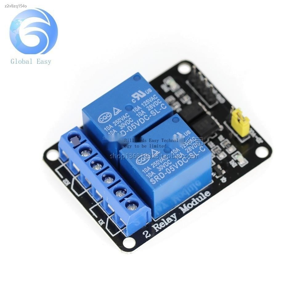 With optocoupler 2-way relay module with optocoupler protection relay expansion board 5V ...