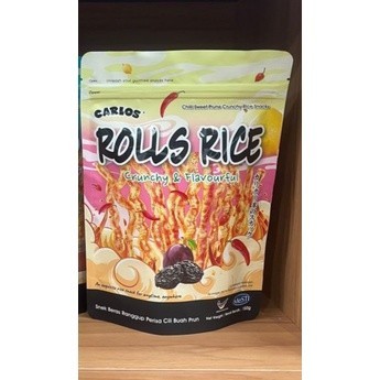 ROLLS RICE CHILLI SWEET PRUNE RICE SNACKS 150G (EXP: 01/2024) | Shopee ...