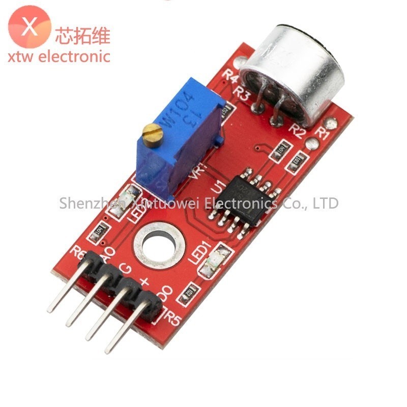 High Sensitivity Microphone Sensor Module Sound Detection Sound Sensor ... High Sensitivity Microphone Sensor Module Sound Detection Sound Sensor ...