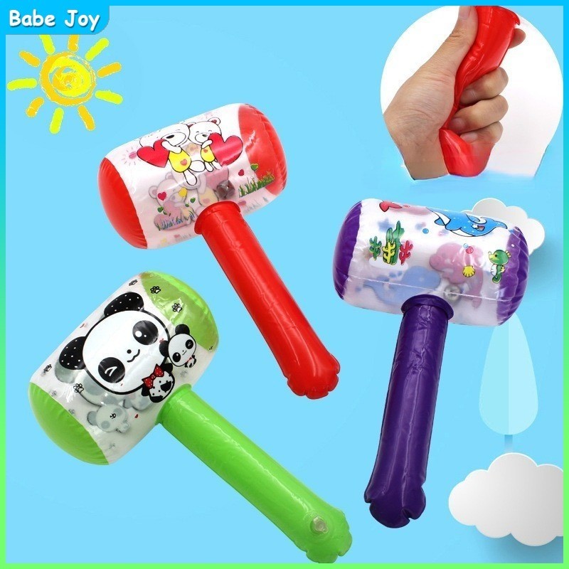 Cartoon inflatable hammer children's toy with bell hammer balloon small ...