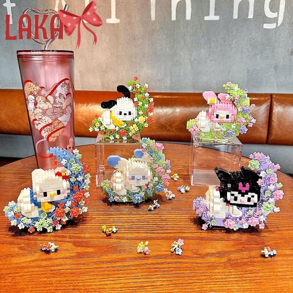 LAKA Building Block Model, Sanrio Hello Kitty Children's Learning Toys ...