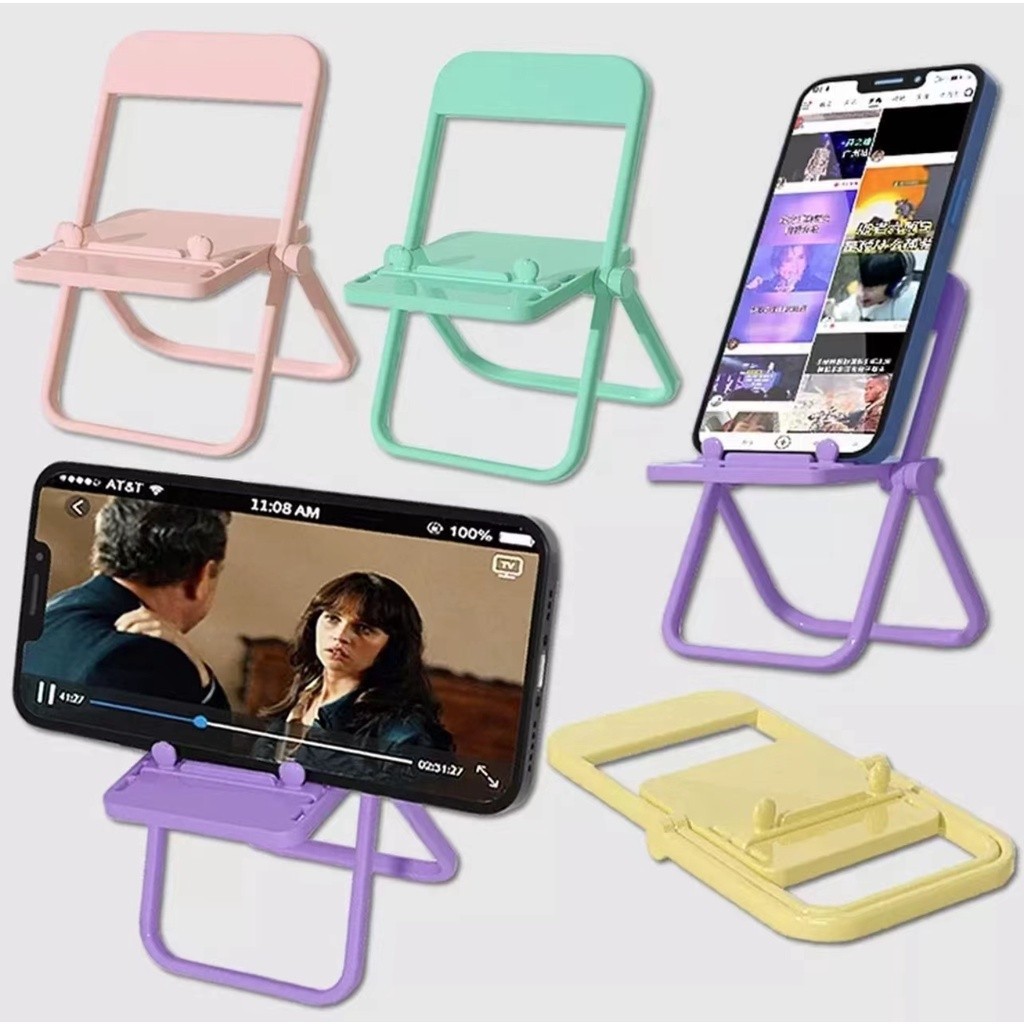 Phone Stand Creative Chair Shape Mobile Phone Holder Adjustable Ipad ...