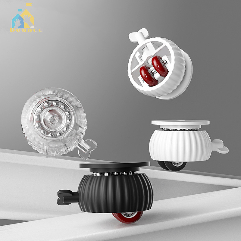 Bounce 1/4Pcs Universal Swivel Casters Heavy Duty Furniture Wheel ...