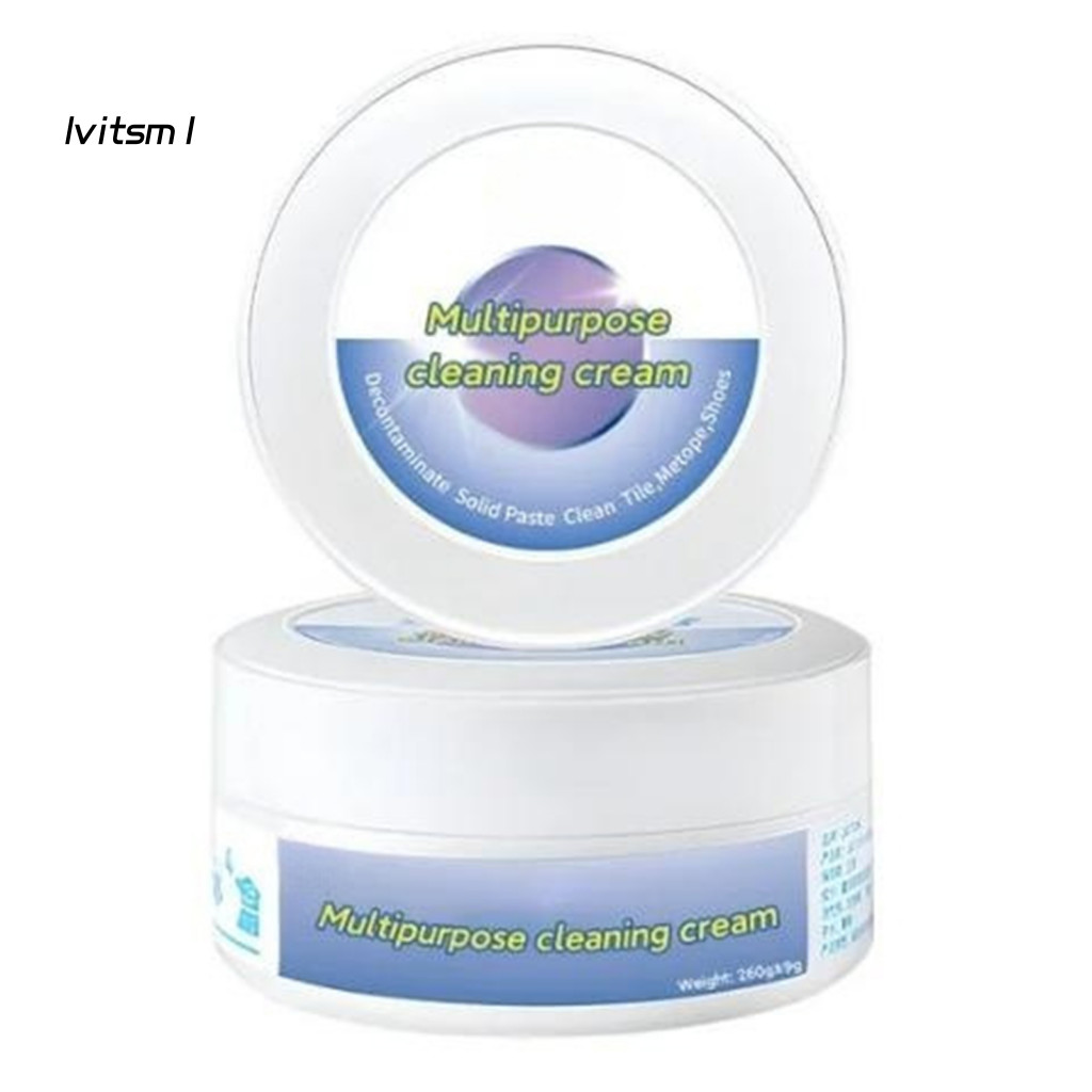 [LV] Stain Dissolver 2pcs White Shoe Paste with Sponge Sneaker Cleaner ...