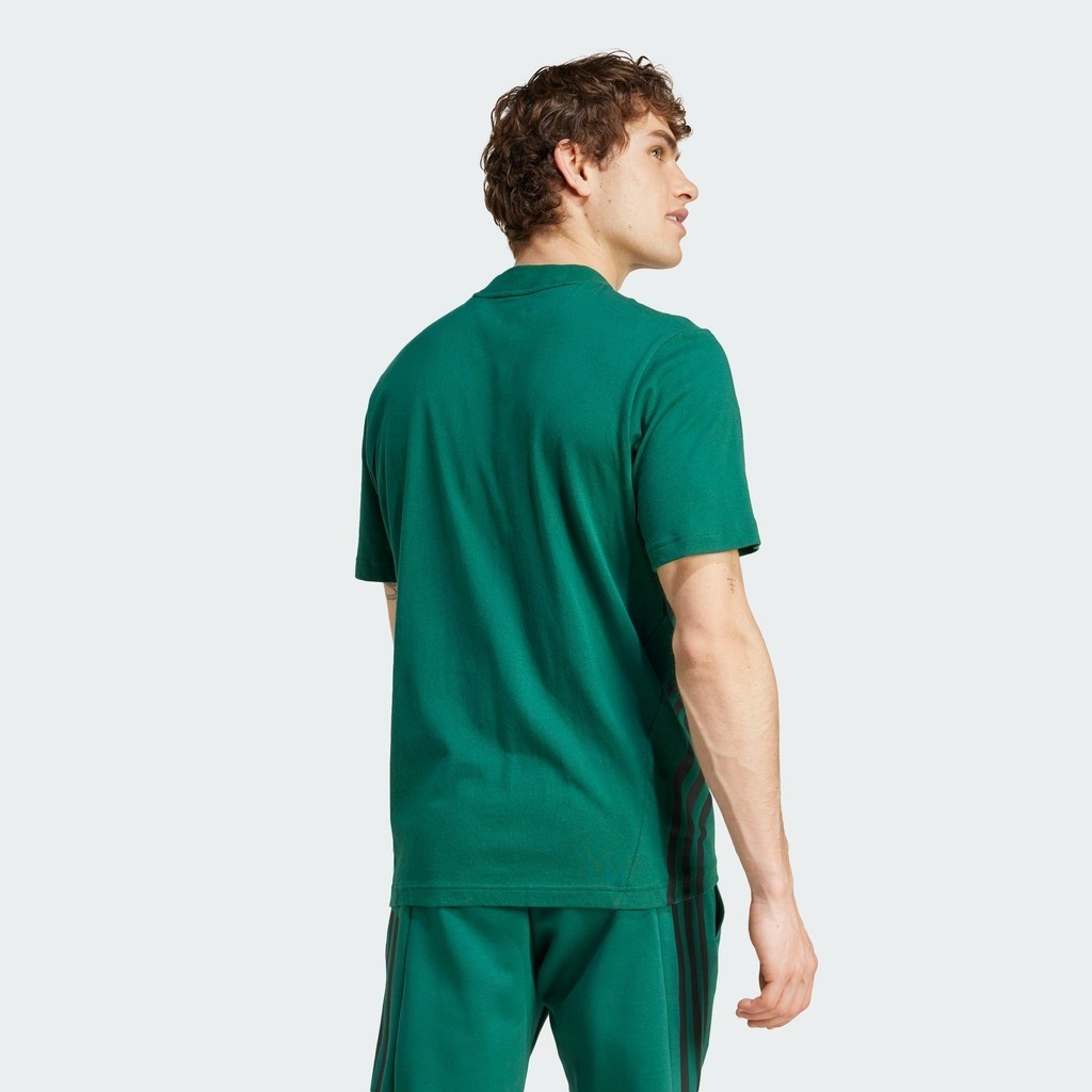adidas Lifestyle Future Icons 3-Stripes Tee Men Green IY7734 | Shopee ...