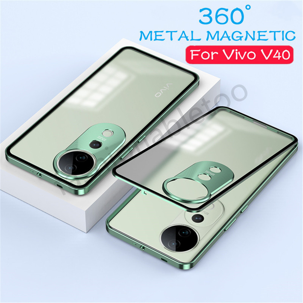 Double sided Tempered Glass Phone case For Vivo V40 pro V40pro V 40 ...