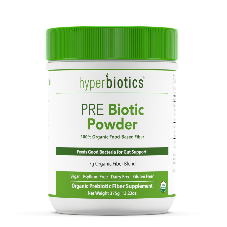 Hyperbiotics Organic Prebiotic Fiber Powder | Vegan Unflavored Soluble ...