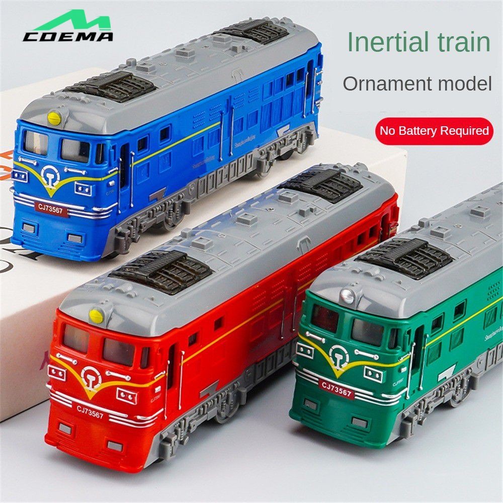 Retro Miniature Train Model Children Gift Toy Car Simulation Inertia ...