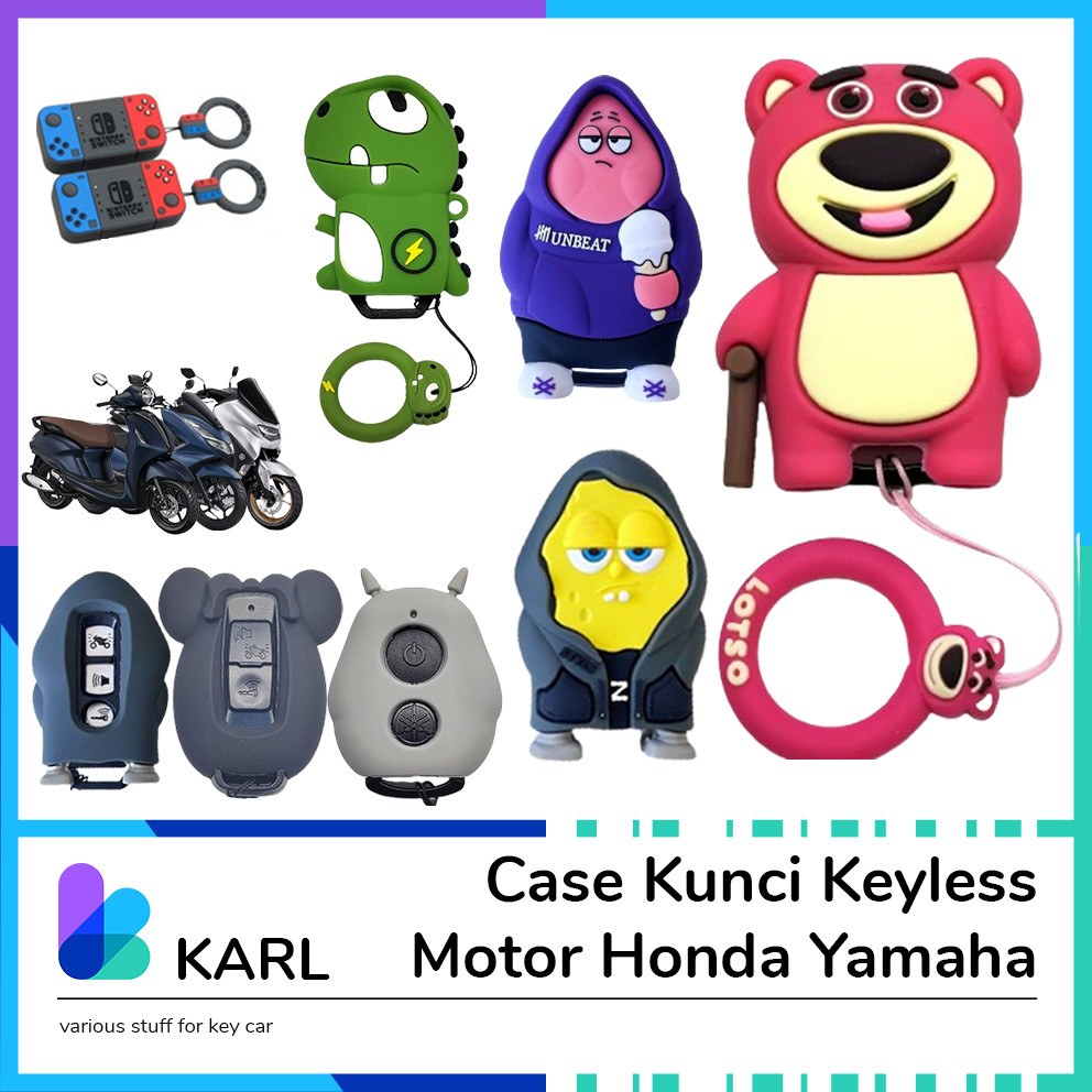 Keyless Motorcycle Key Case / Motorcycle Key Cover for Honda Yamaha PCX ...