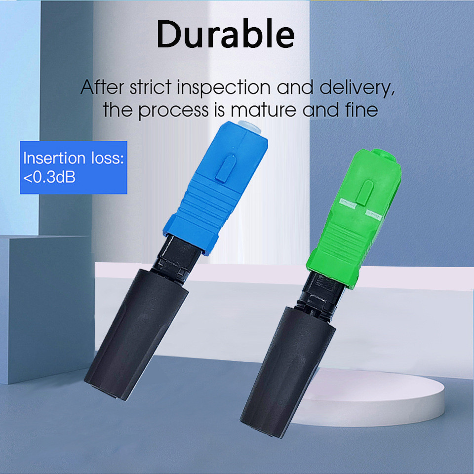 10pcs Start Telecom Grade Optical Fiber Speed Connector Embedded Cold ...