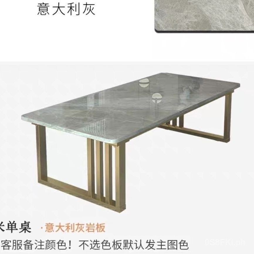 Living Room Stone Plate Coffee Table Modern Simple and Light Luxury ...