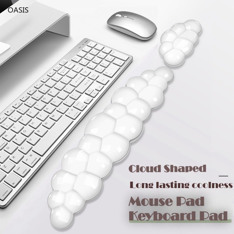 Transparent Silicone Mouse Wrist Rest & Keyboard Wrist Rest Cloud ...
