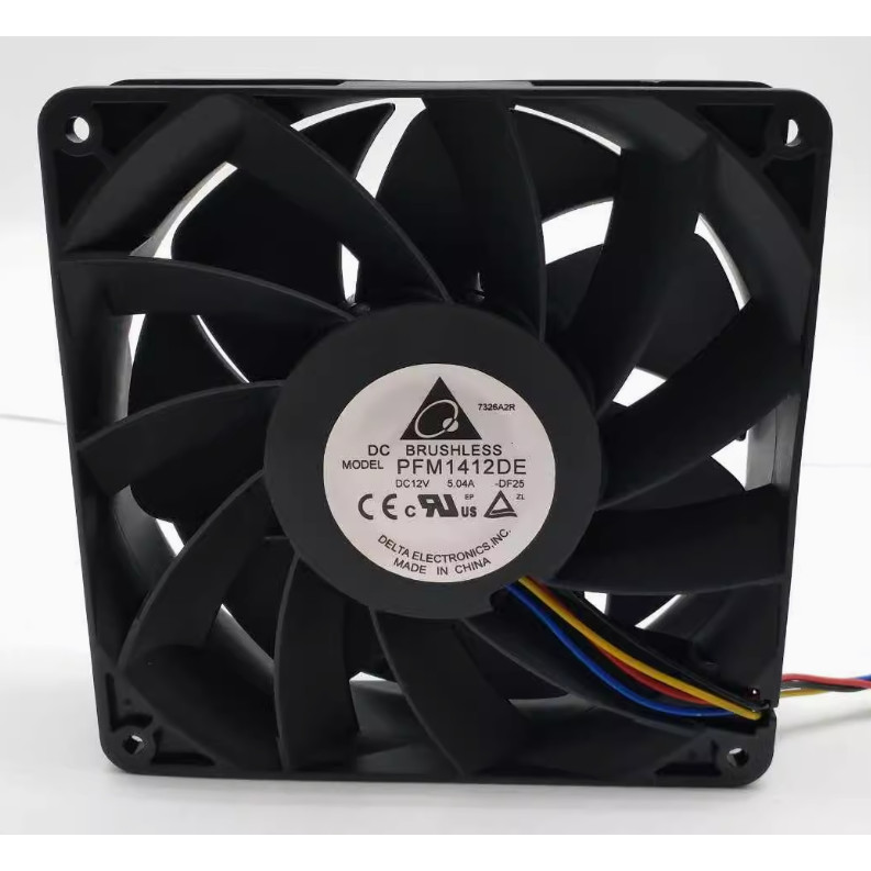 Ready Stock Delta PFM1412DE 14038 14CM 12V 4-Wire Violent High Air ...