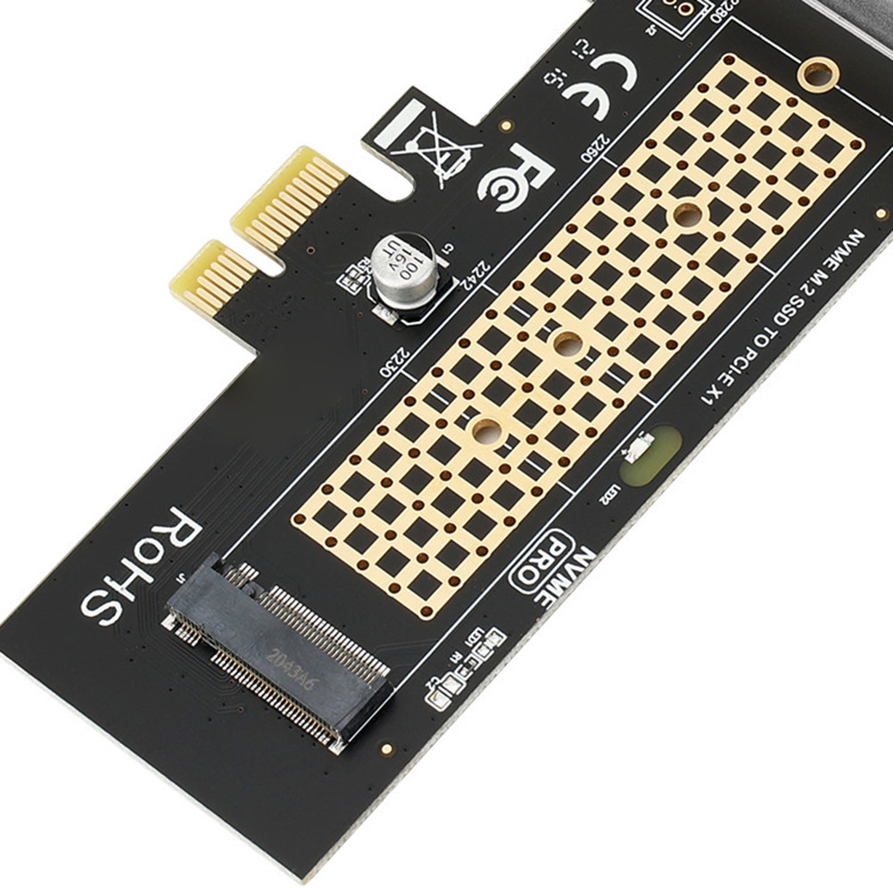 M.2 NVME SSD To PCIe 3.0 X1 Adapter Card 8Gbps M Key SSD PCIE X1 ...