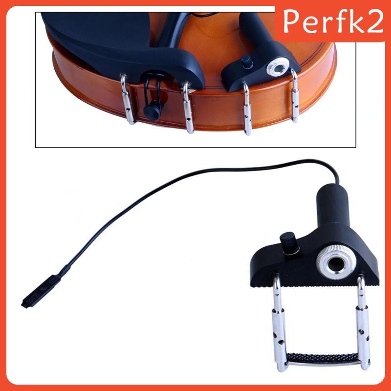 [Perfk2] Violin Pickup Professional Piezo Transducer Pickup for Violin ...