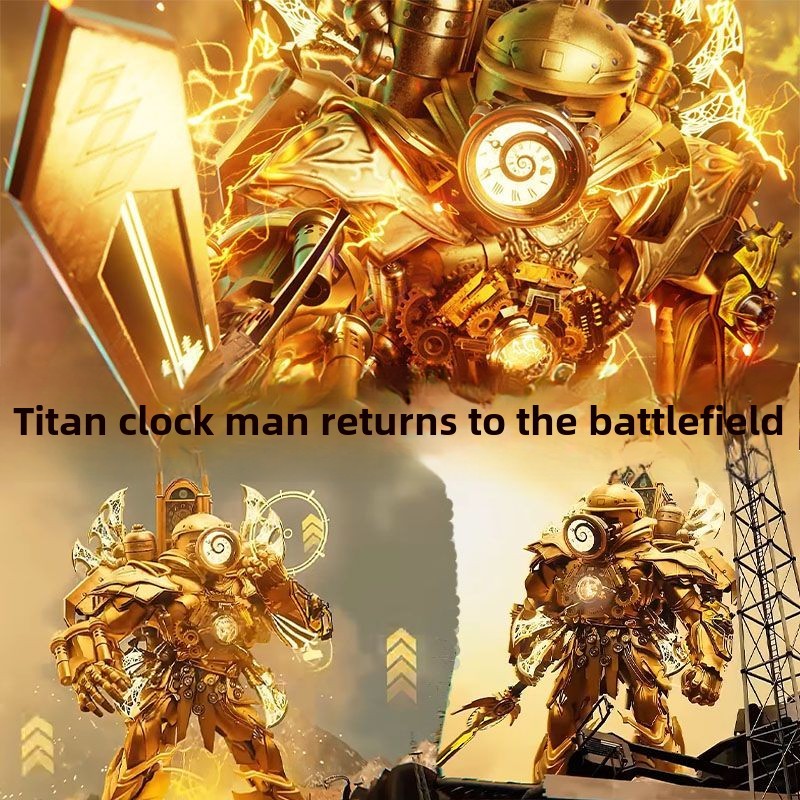 Skibidi toilet Toy/Black Hole Cthulhu Titan Clockman Upgrade/Monitor ...