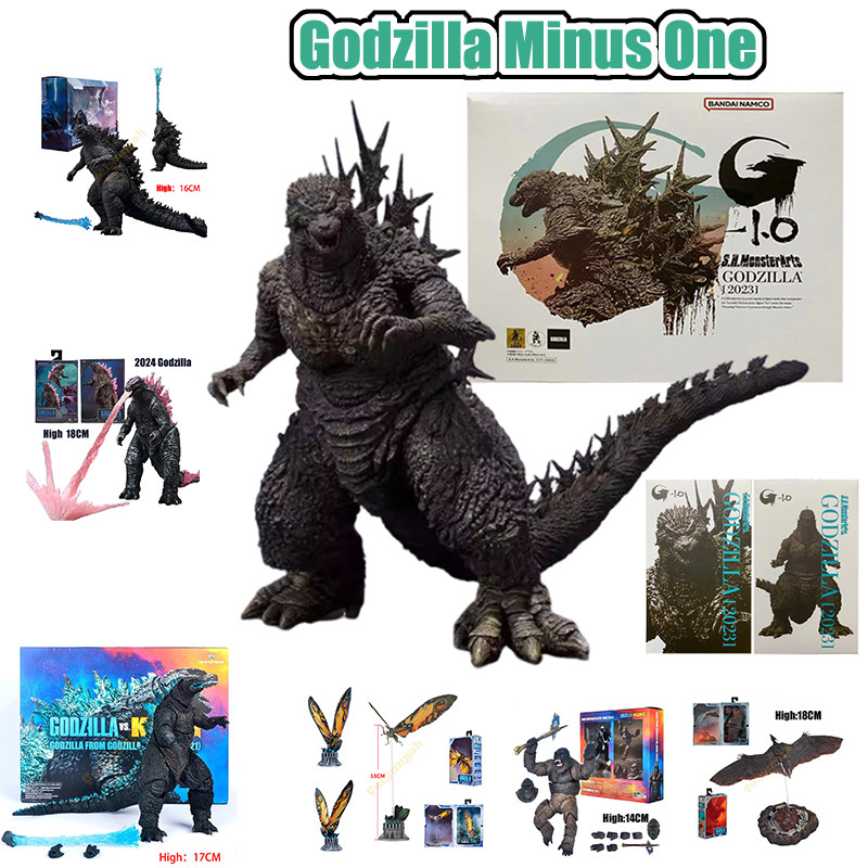 2024 SHM Godzilla Minus One Action Figure Mothra Rodan King Kong ...