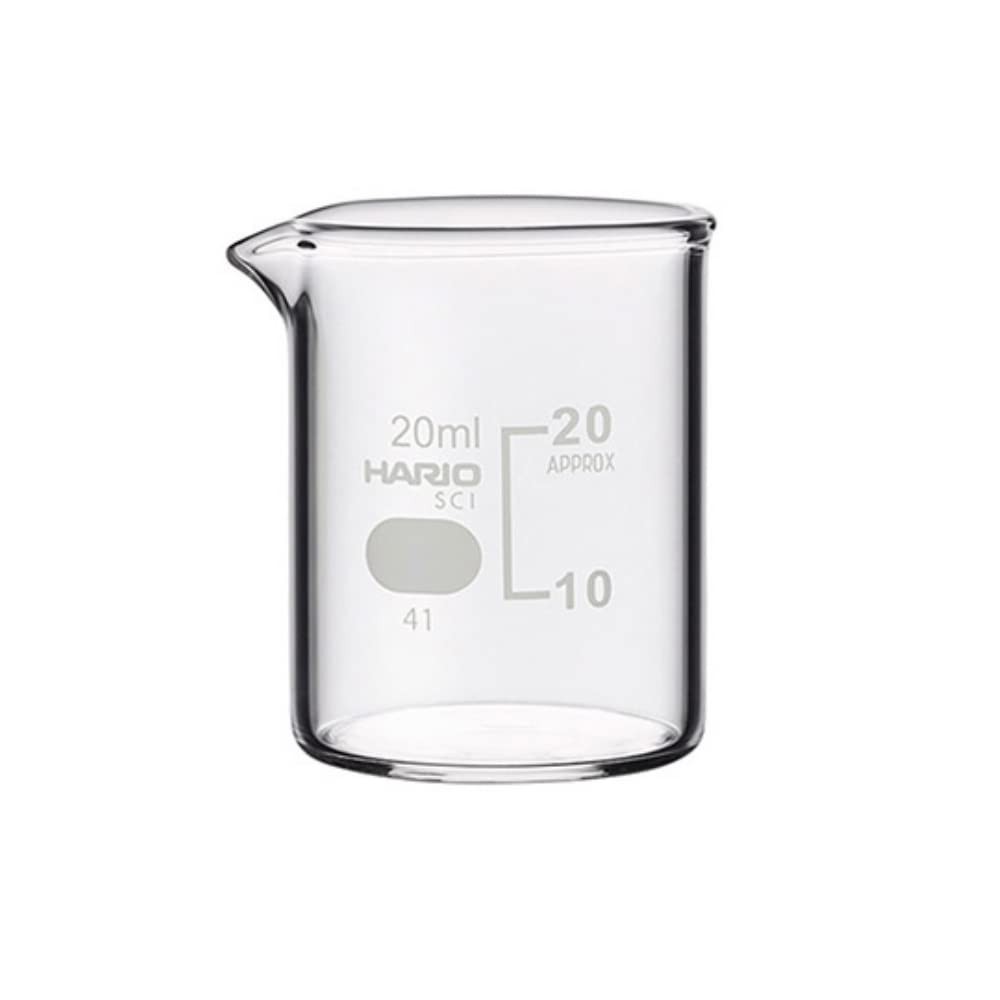 HARIO Beaker with graduated scale 20ml B-20-SCI Beaker | Shopee Philippines