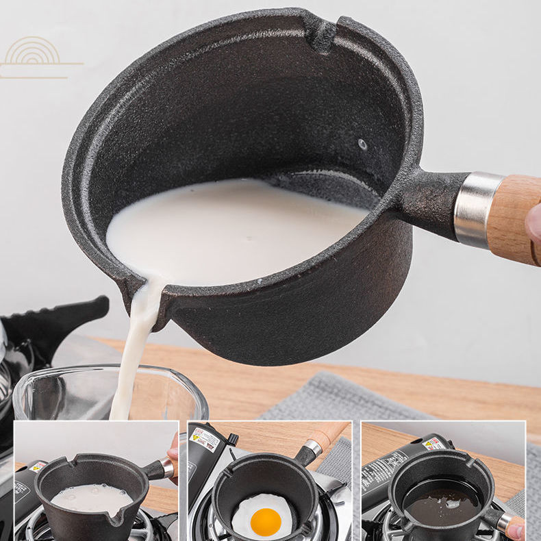 Splash Oil Small Iron Pot Deepened Hot Oil Small Pot Splash Oil Hot ...