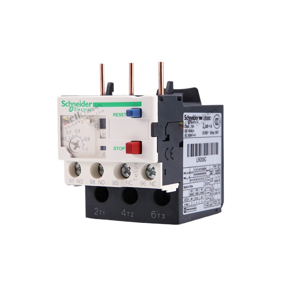Schneider thermal overload relay lrd thermal relay AC contactor lc1d ...