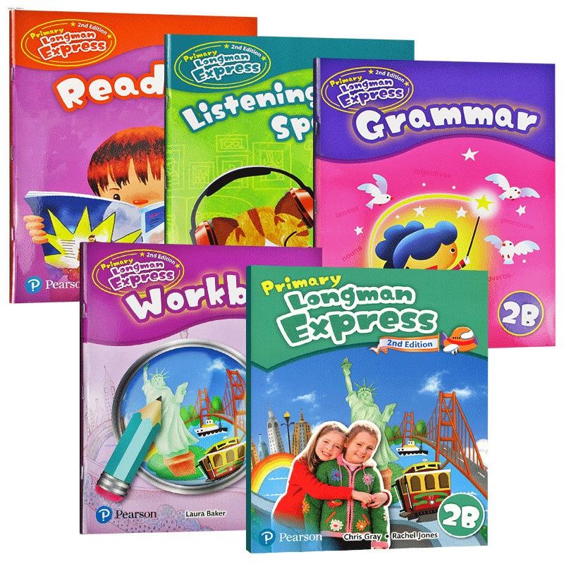 Pabrika☆Primary Longman Express 2B English original version Pearson ...