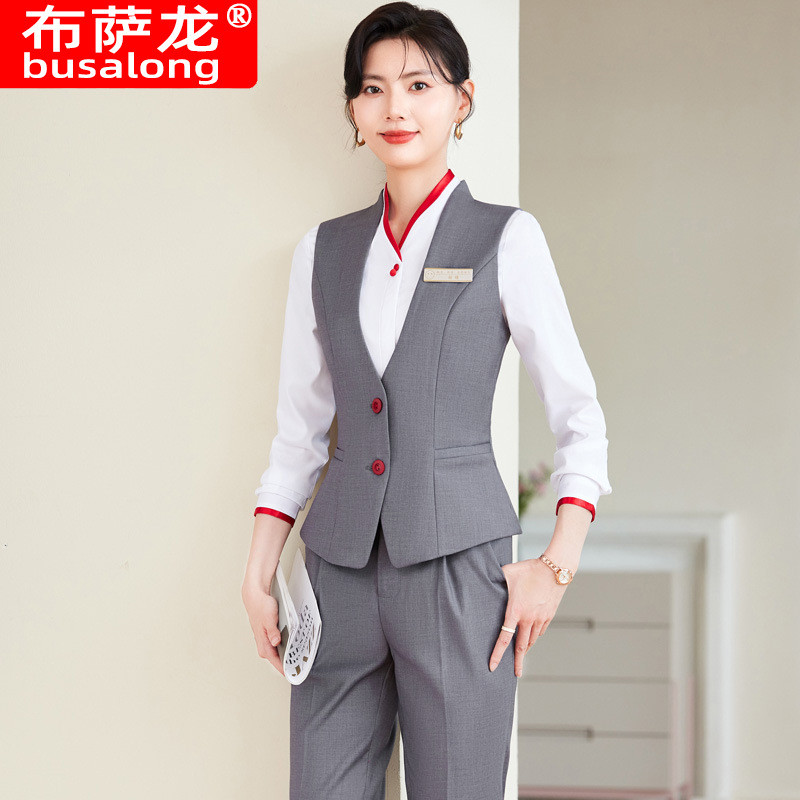 Hotel Front Desk Professional Suit Female 2024 Classy Business Suit ...