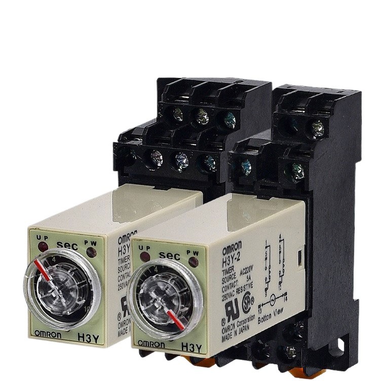 Omron time relay H3Y-2 energization delay H3Y-4 AC AC220V DC DC24V 1 second | Shopee Philippines