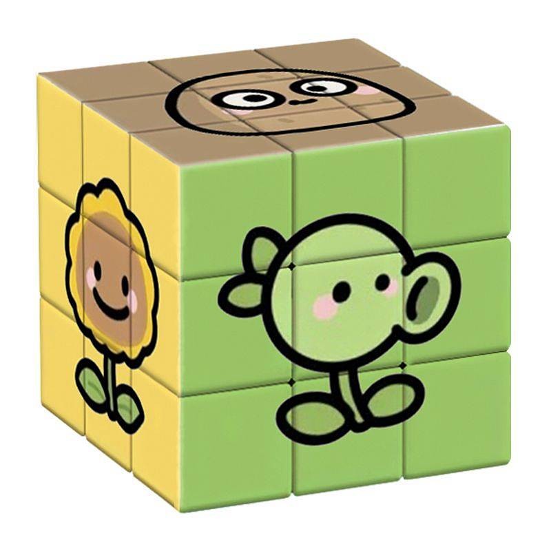 Plants Vs Zombies Third-Order Rubik's Cube Puzzle Student Cartoon ...