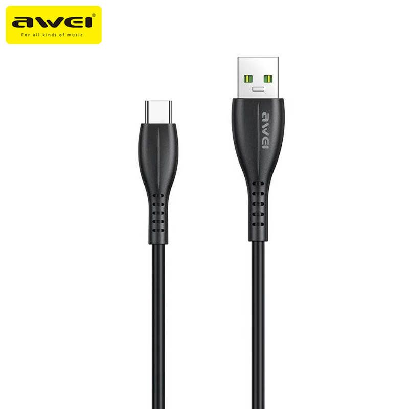 Awei CL-115T Data Cable for Type-C 2.4A Fast Charging Cable | Shopee ...
