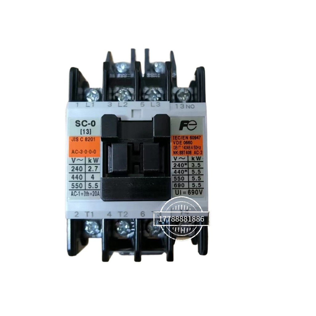 Original Fuji Electric Japan AC contactor SC-0 SC -03 13NO normally ...