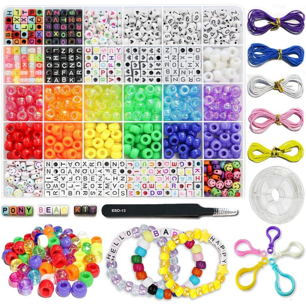 DIY Bracelet Kit 3mm letter Beads 5000pcs Bracelet Set Friendship ...