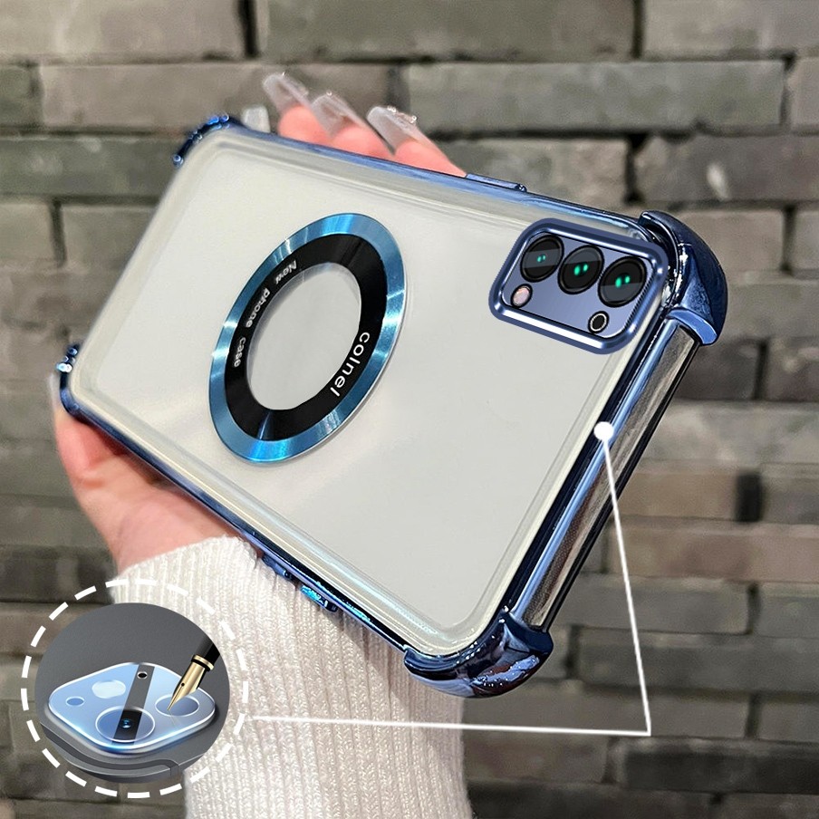 【With Lens Film】Case For OPPO Reno 5 Reno 5k phone case Shockproof ...