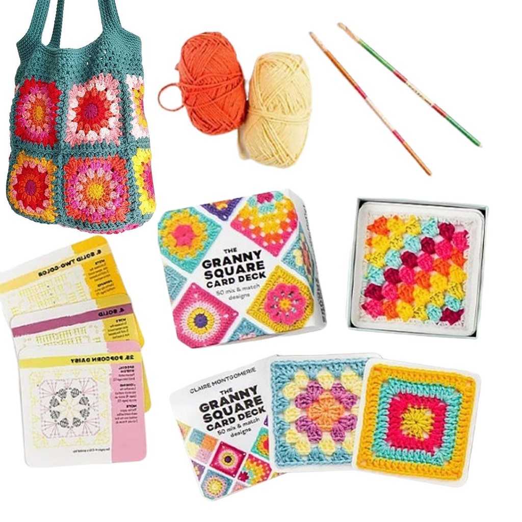 Beautiful Granny Crochet Pattern Card Deck 50 Cards The Cranny Square ...