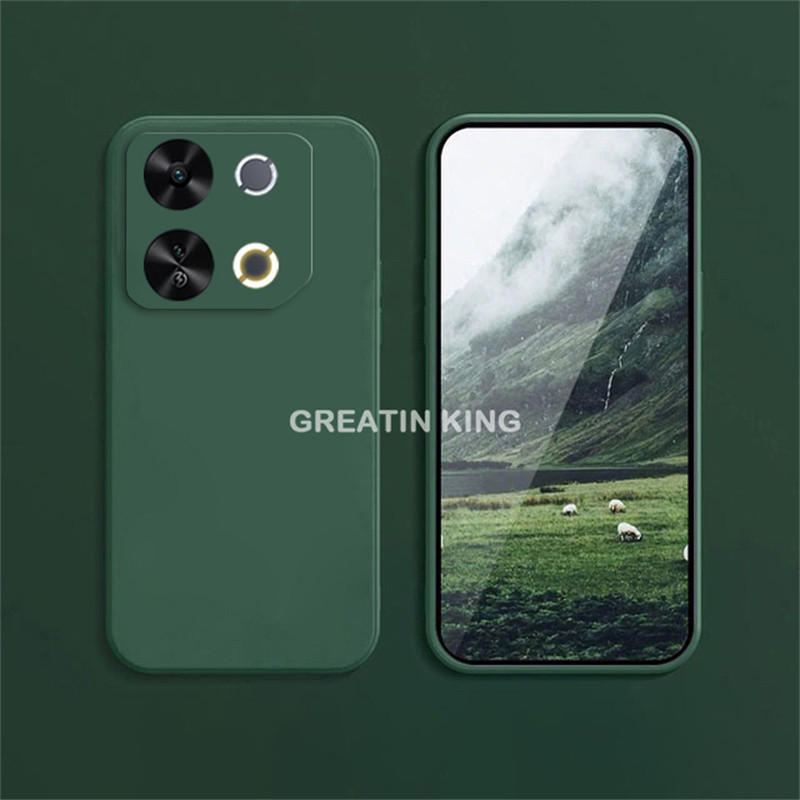 Soft Casing For Itel P65 P671L Case Solid Color Matte Soft TPU Silicone ...