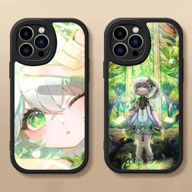 Game Genshin Impact Nahida Phone Case For iPhone 14 15 11 12 13 X XR ...