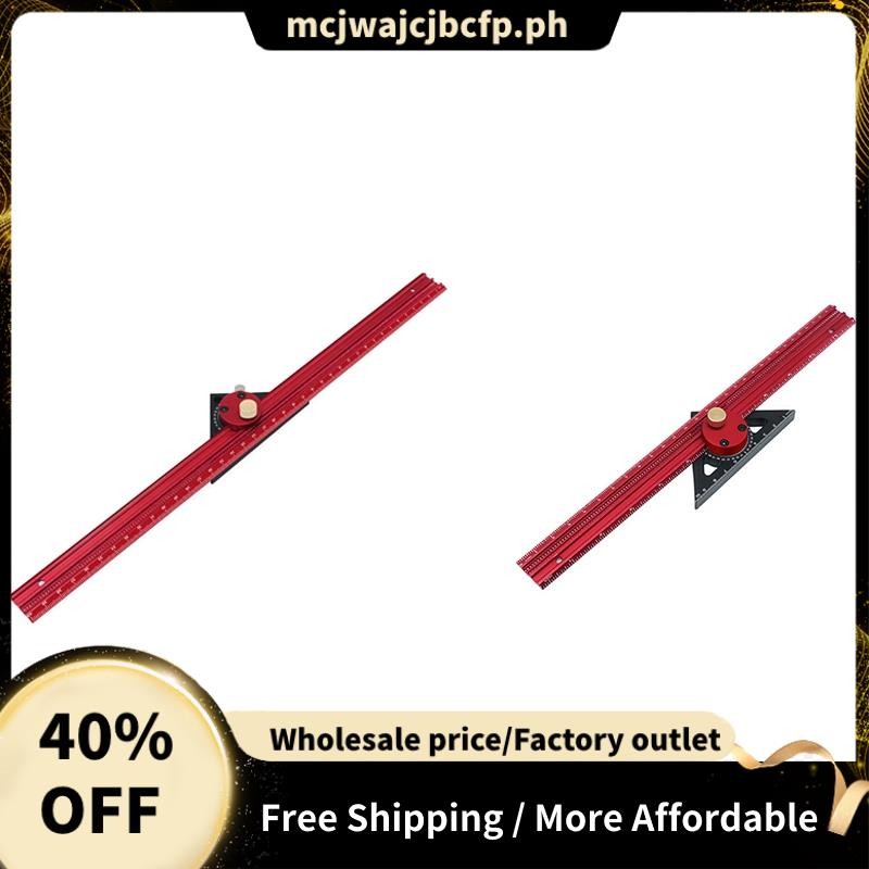 Perfect Precision Scribe Ruler Aluminum T-Type Line Drawing Hole Ruler ...