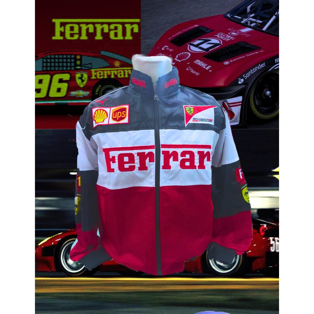 Ferrari Nascar Vintage F1 Racing Jacket | Shopee Philippines