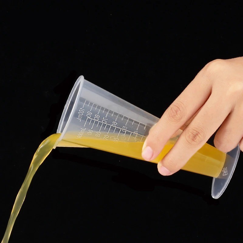 Transparent Plastic Measuring Cup 100ML Borosilicate Liquid Measuring ...