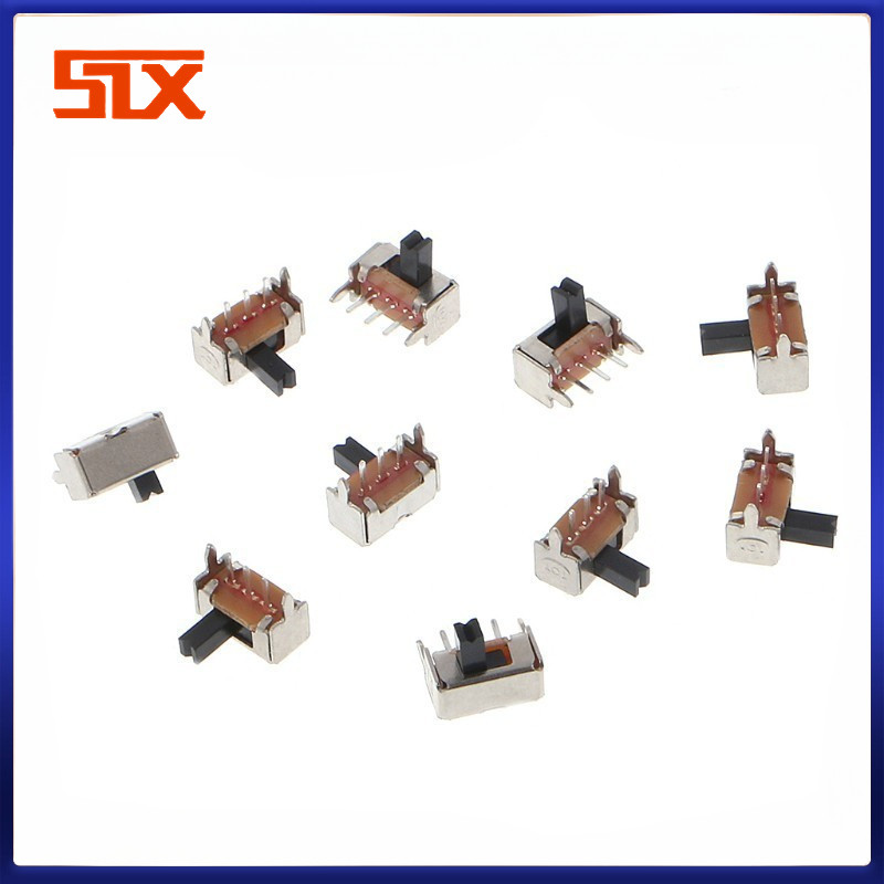 10Pcs SK12D07 Toggle switch 3Pin PCB 2 Position 1P2T SPDT SK12D07VG5 Handle height 5 mm ...