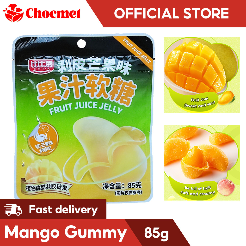 Mango Gummy Candy Fruit Flavor Sweets Snacks 85g | Shopee Philippines