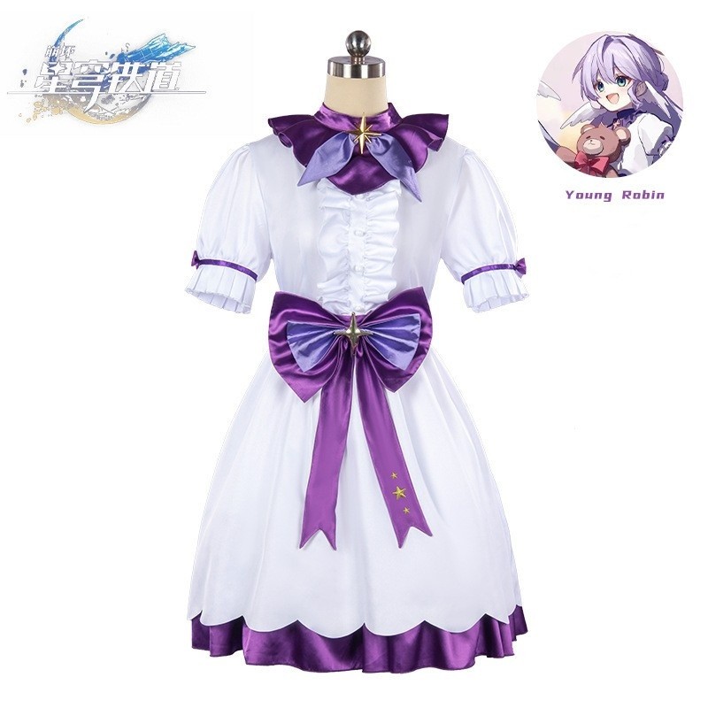 Young Robin Cosplay Costume Game Honkai Star Rail Cos Full Set Costumes ...