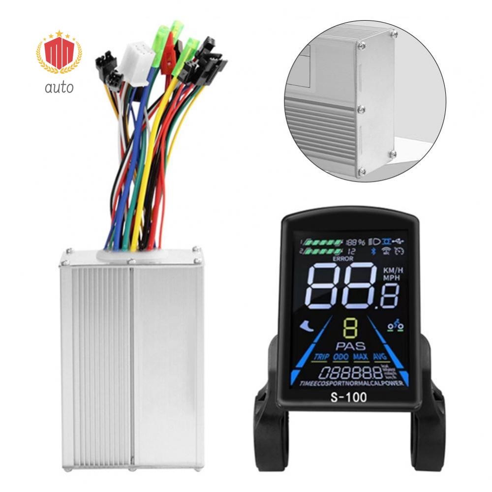 EBike Conversion Kit Brushless Controller and S-100 Color Screen ...